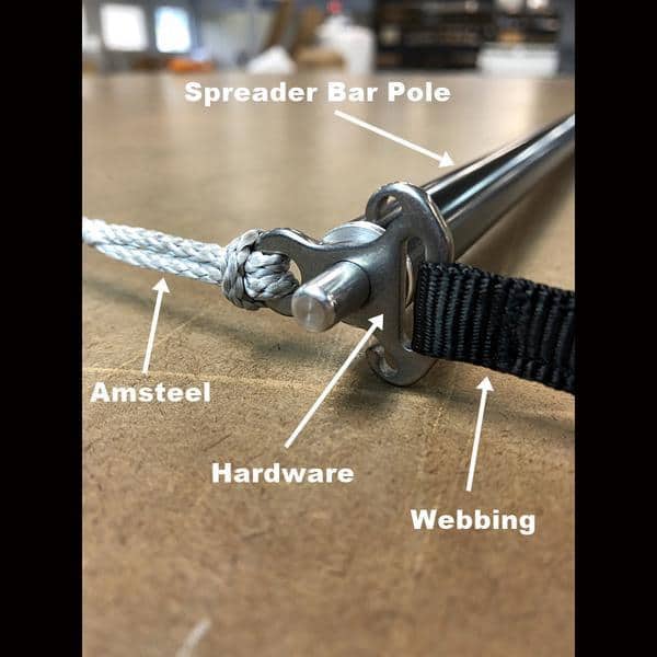 Ti Bridge Hardware | Bridge Hammock 4-Pack - Ripstop by the Roll