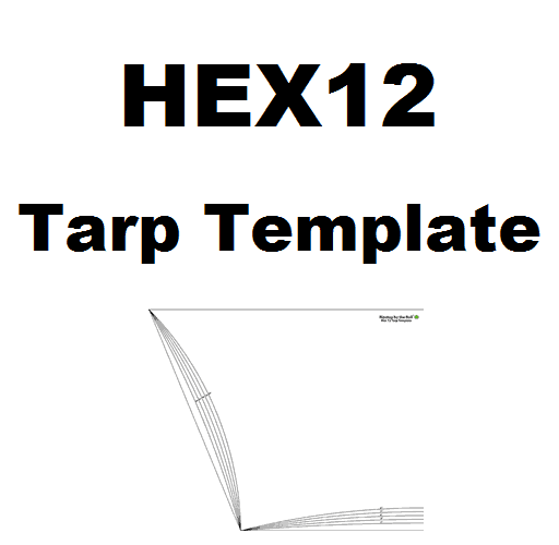 HEX Tarp Template - Ripstop by the Roll