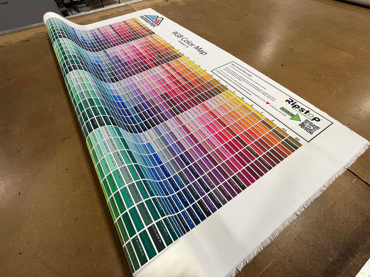 OutdoorINK™ Color Map | 1260 RGB swatches, Digital Design - Ripstop by ...