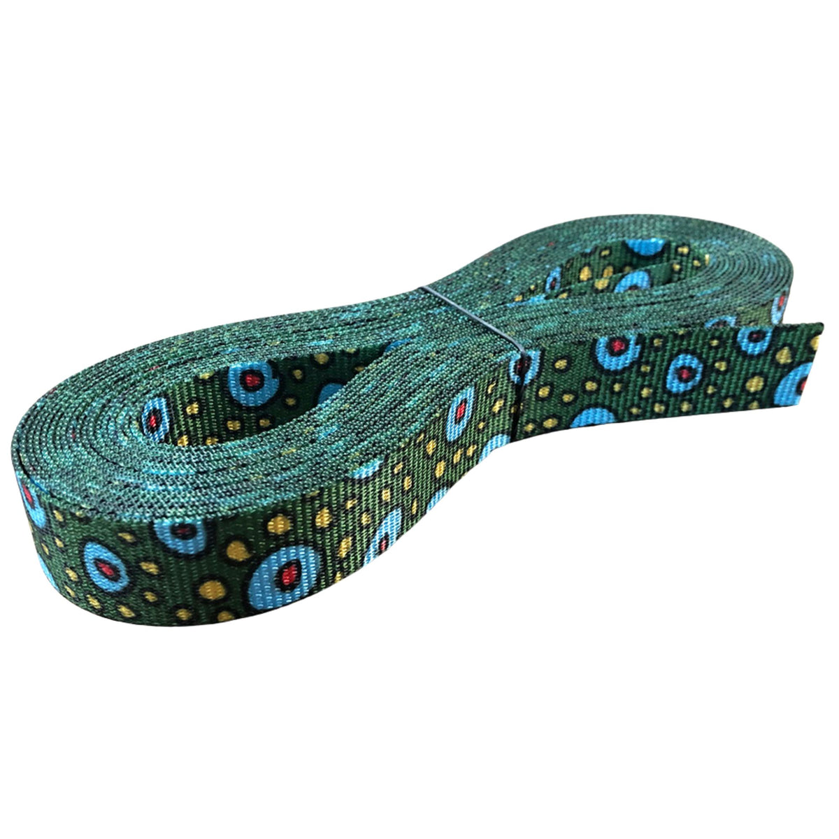 1" Polyester Webbing 1500 lb - Trout Doodle - Ripstop by the Roll